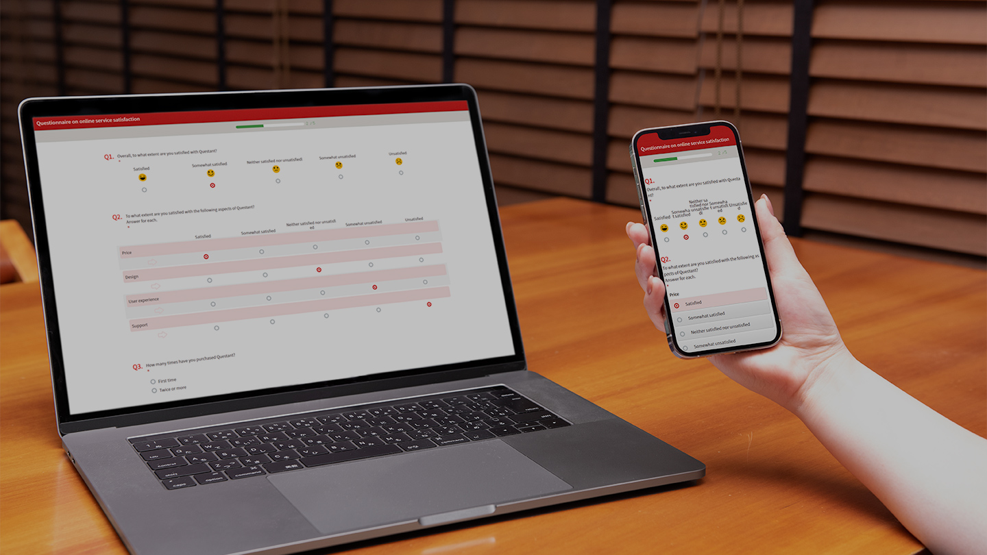 Free questionnaire software Questant -MACROMILL-